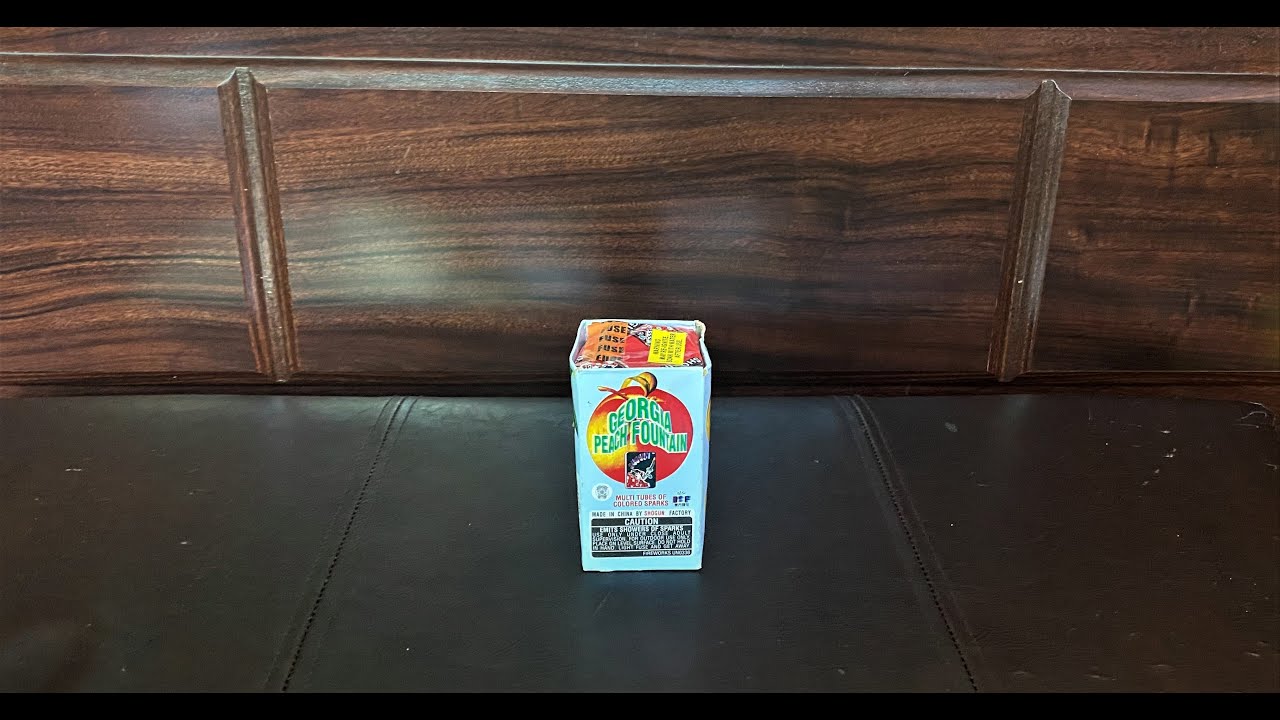 Shogun Fireworks - Georgia Peach Fountain - YouTube
