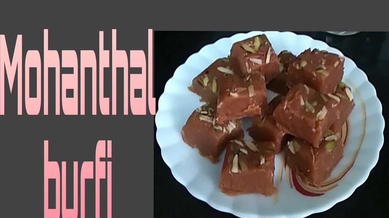 Mohanthal gram flour sweet #danedarmohanthal - YouTube
