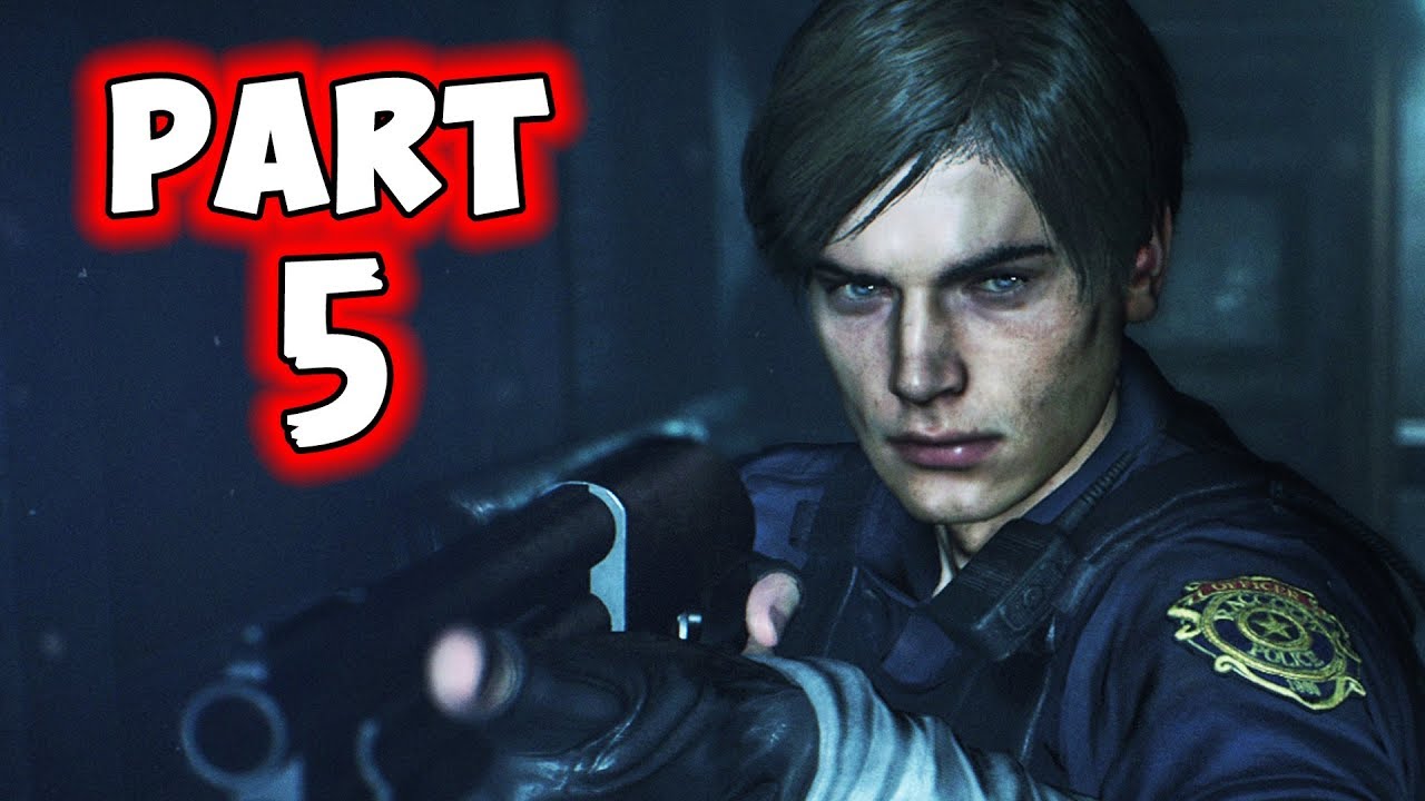 RESIDENT EVIL 2 REMAKE Walkthrough Gameplay Part 5 - Giant Boss! - YouTube