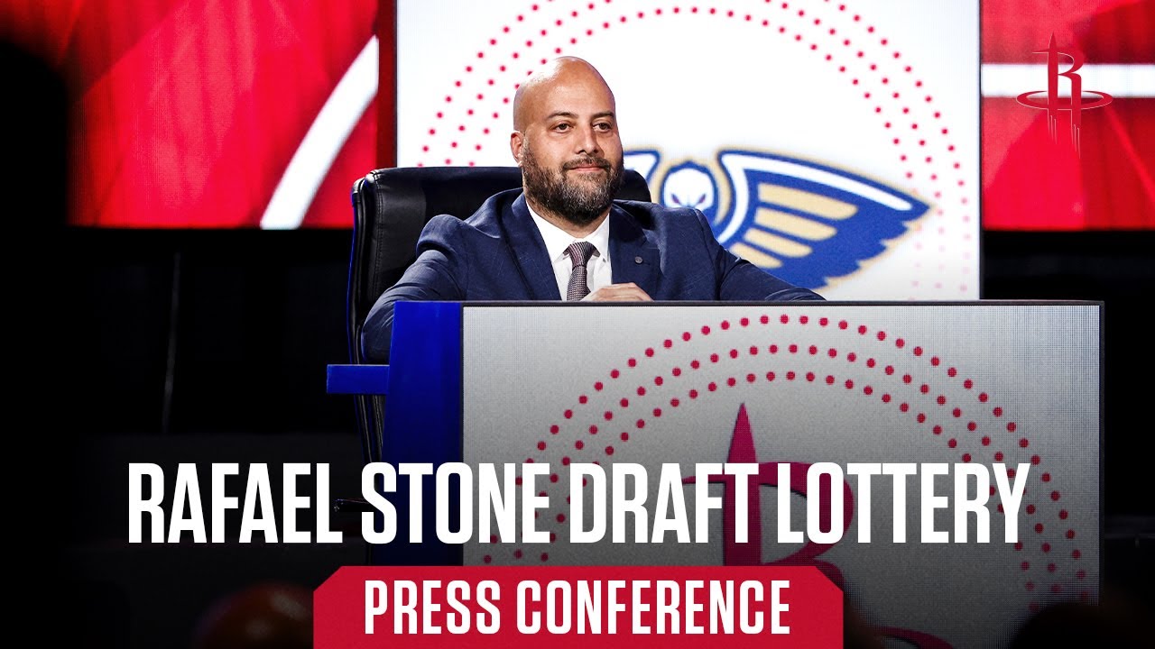 Rafael Stone Draft Lottery Press Conference | Houston Rockets - YouTube