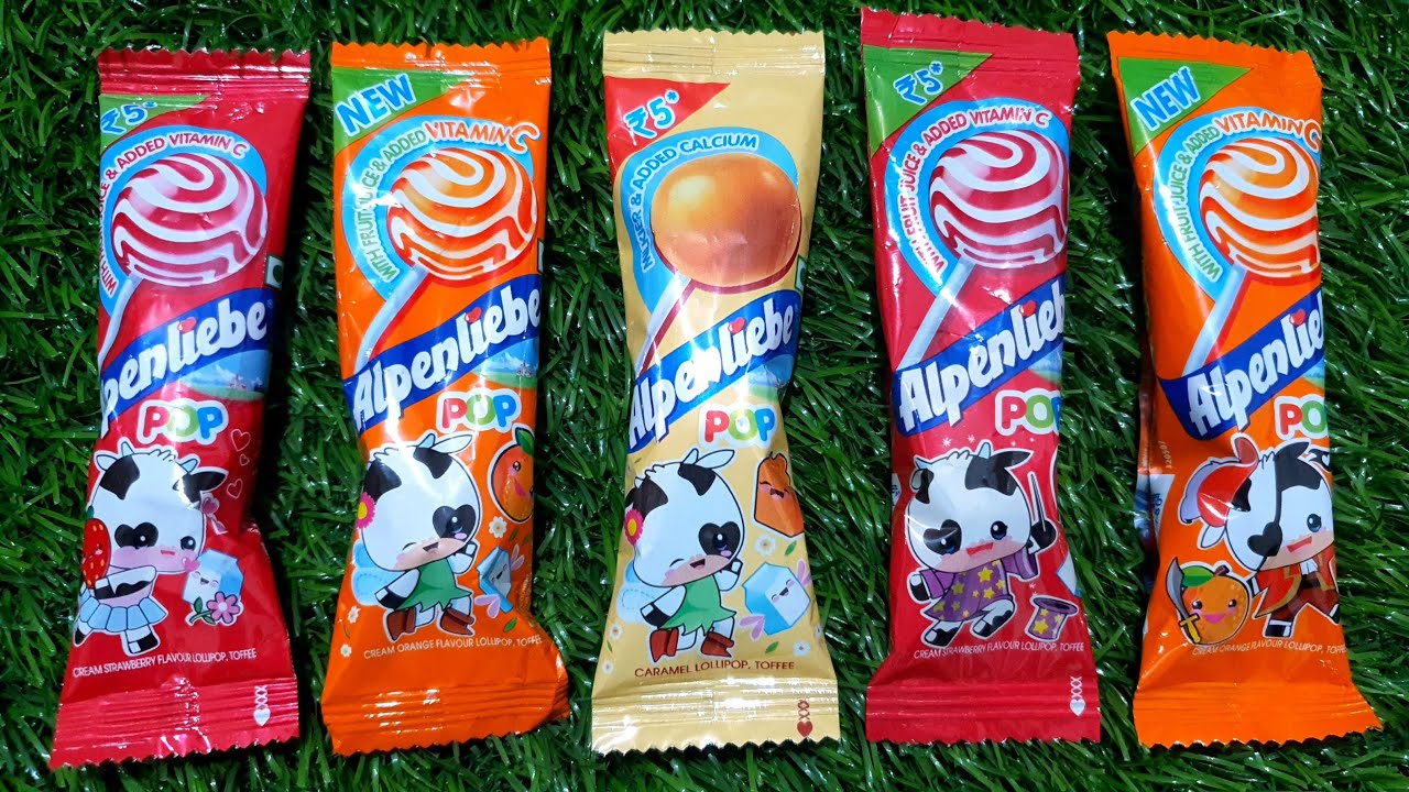 Alpenliebe POP Lollipops Opening - YouTube