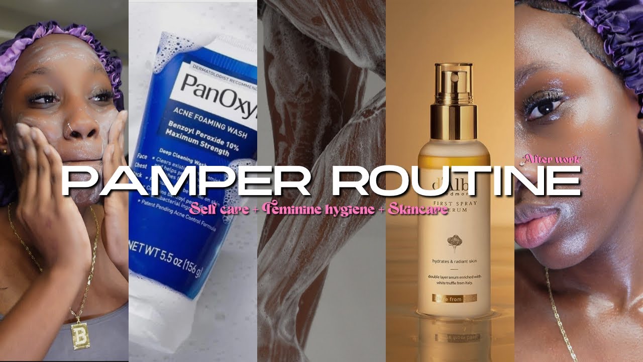 PAMPER ROUTINE & SELF CARE DAY, skin & body care, maintenance vlog, how ...