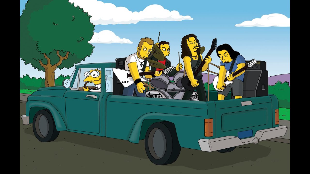 Metallica - En los Simpsons - YouTube