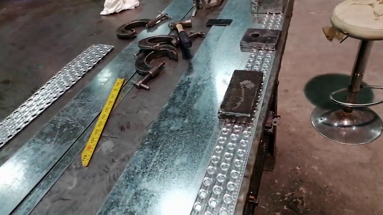 Making header plate for condenser coil#buhay OFW,, - YouTube