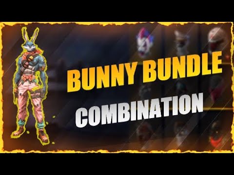 Free Fire Bunny Bundle Combination || Bunny Bundle Dress Combination ...