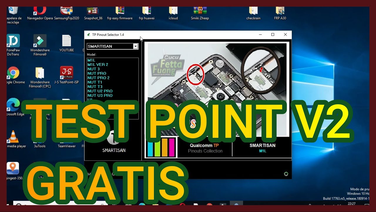 SEGUNDO PROGRAMA DE TEST POINT DE LA MAYORIA DE MODELOS GRATIS - YouTube