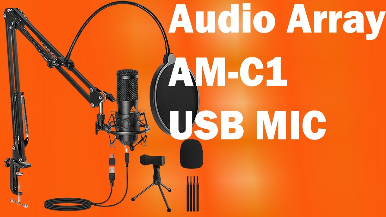 This is the Condenser Budget Microphone Audio Array AM C1 | Unboxing ...