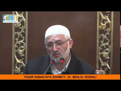 PAZAR SABAHI İHYA SOHBETİ   Dr.  BEHLÜL DÜZENLİ (Kapitalizm Çağında Müslüman; Zengin Olmak )
