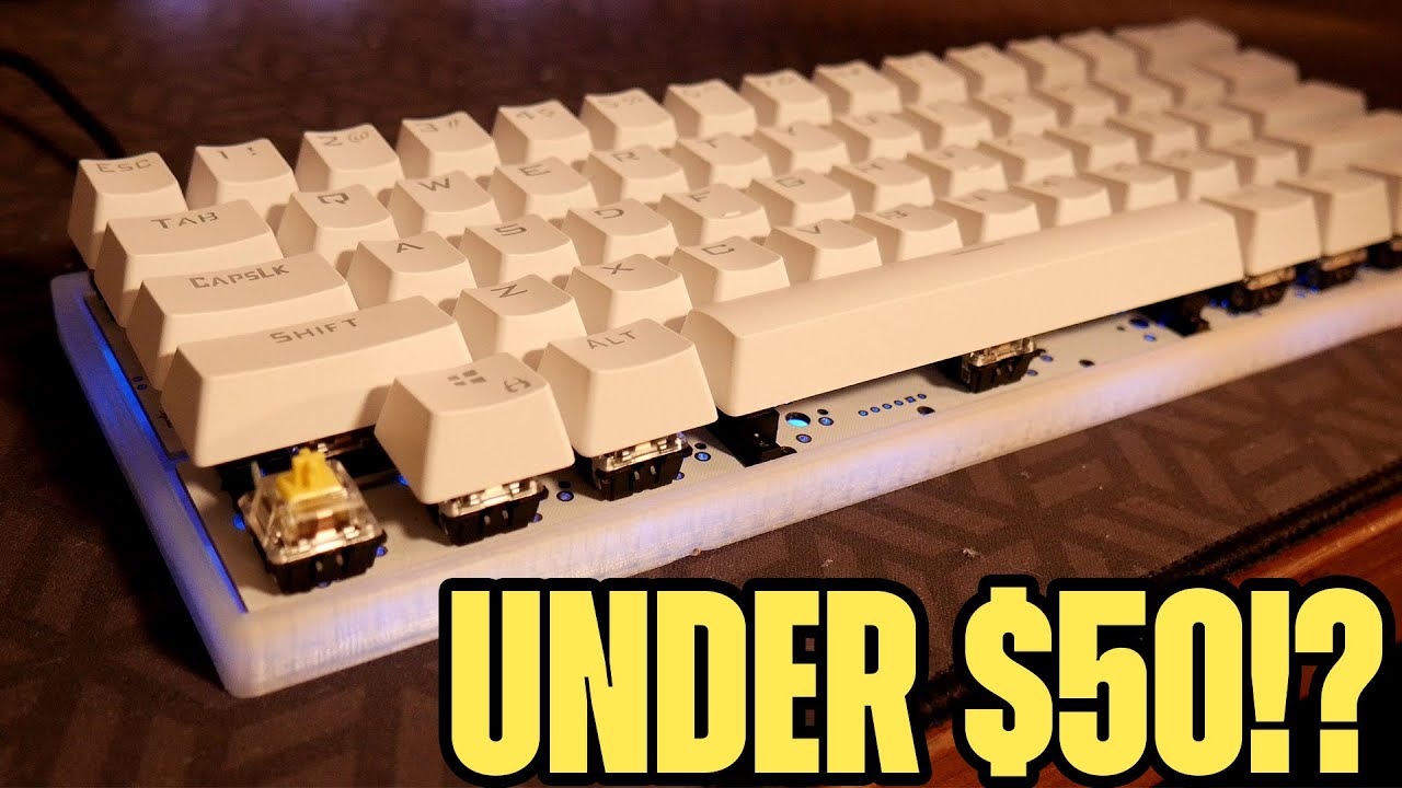 $50 Custom Built Keyboard - GH60 & Gateron Yellow's - YouTube