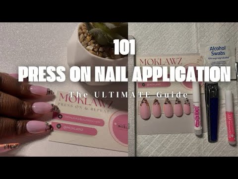 How to Apply Press on Nails | LONG LASTING PRESS ON NAILS| FOR ...