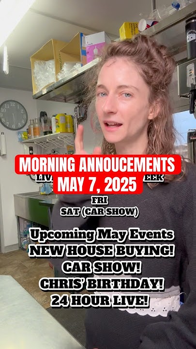 Morning Announcements May 7, 2025 - YouTube