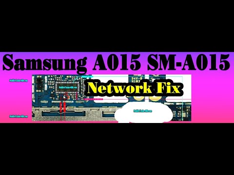Samsung A015 SM-A015 Network Problem No Service Emergency Call Repair ...