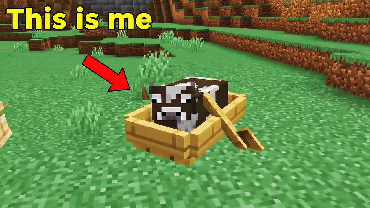 Minecraft, But I’m a Cow... 🐄 - YouTube