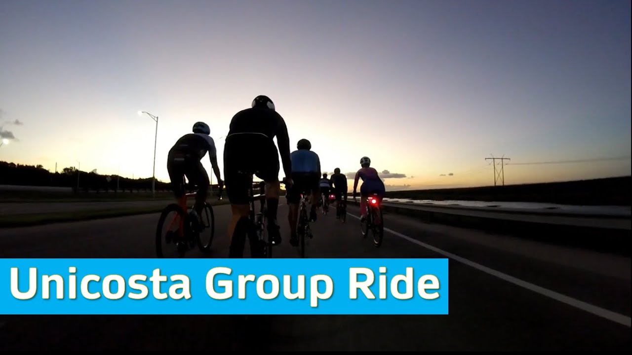 Unicosta South Florida Group Bike Ride - YouTube
