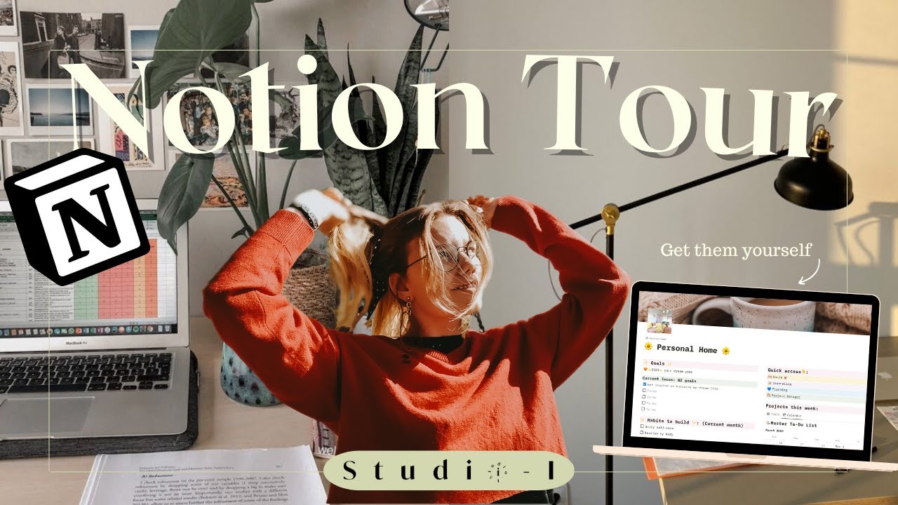 Notion tour | How I design my dream life in Notion 💻 - YouTube