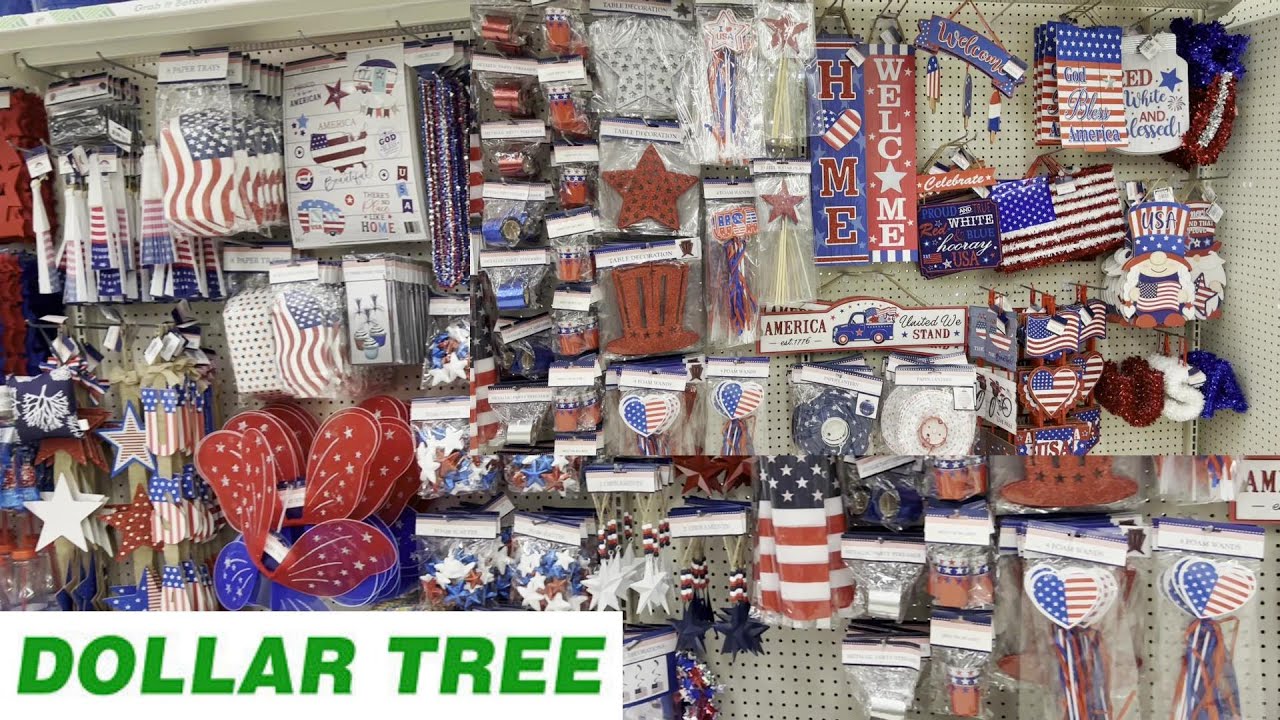 Dollar Tree haul | DOLLAR TREE 4TH of JULY | DOLLAT TREE NEW FINDS ...