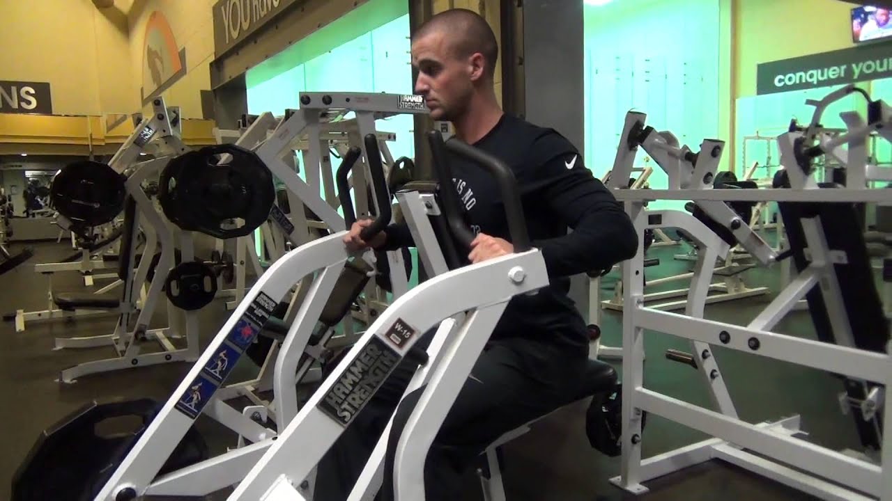 Hammer Strength Iso-Lateral Row - YouTube