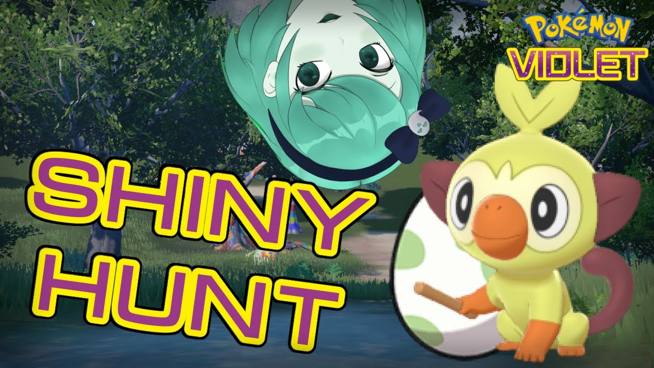 【Pokémon Violet】 Monke. Shiny Grookey Musuda Egg Hunt - YouTube