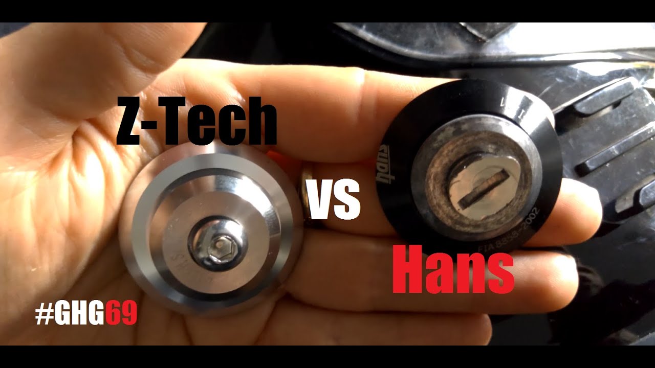 Hans vs Z-Tech HANS Helmet Post *Install* - GHG69 - YouTube