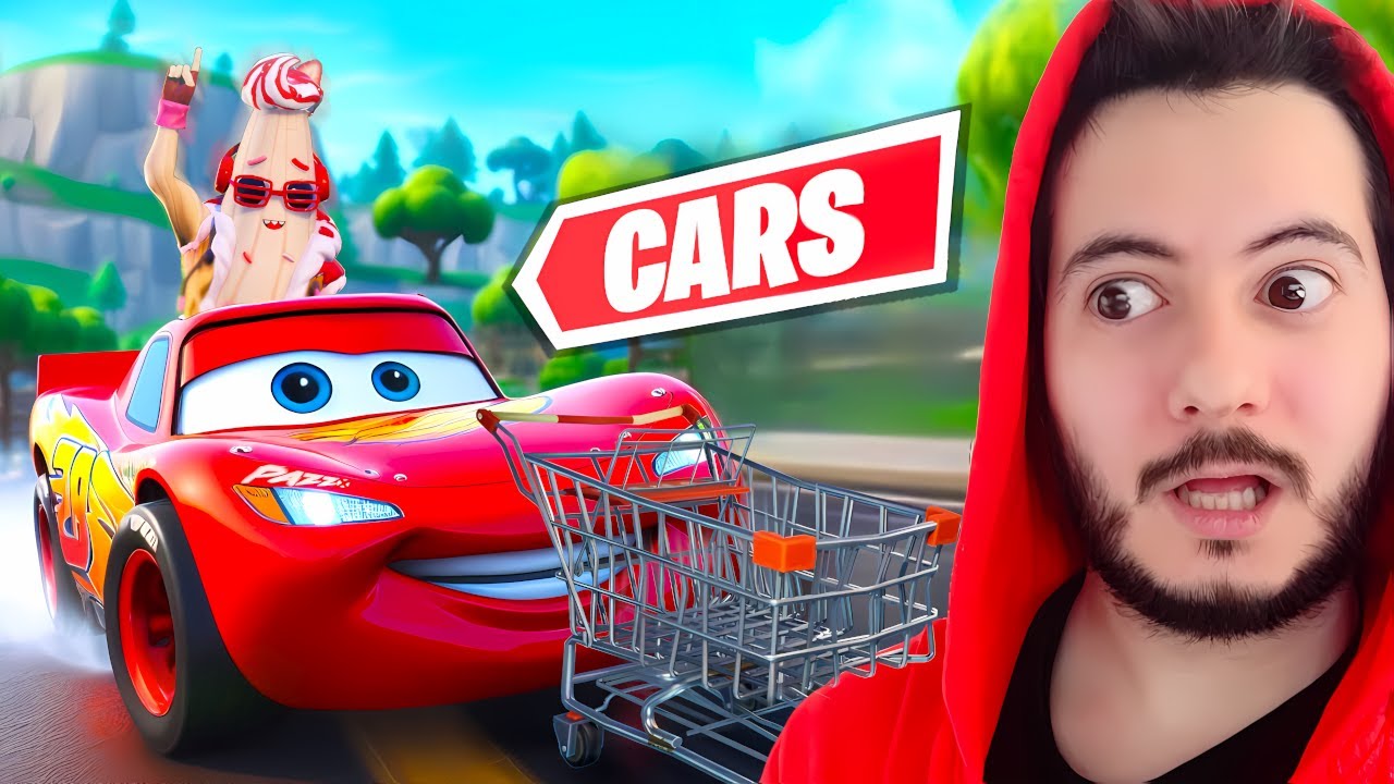 SAETTA MCQUEEN DI CARS ARRIVERÀ SU FORTNITE - YouTube