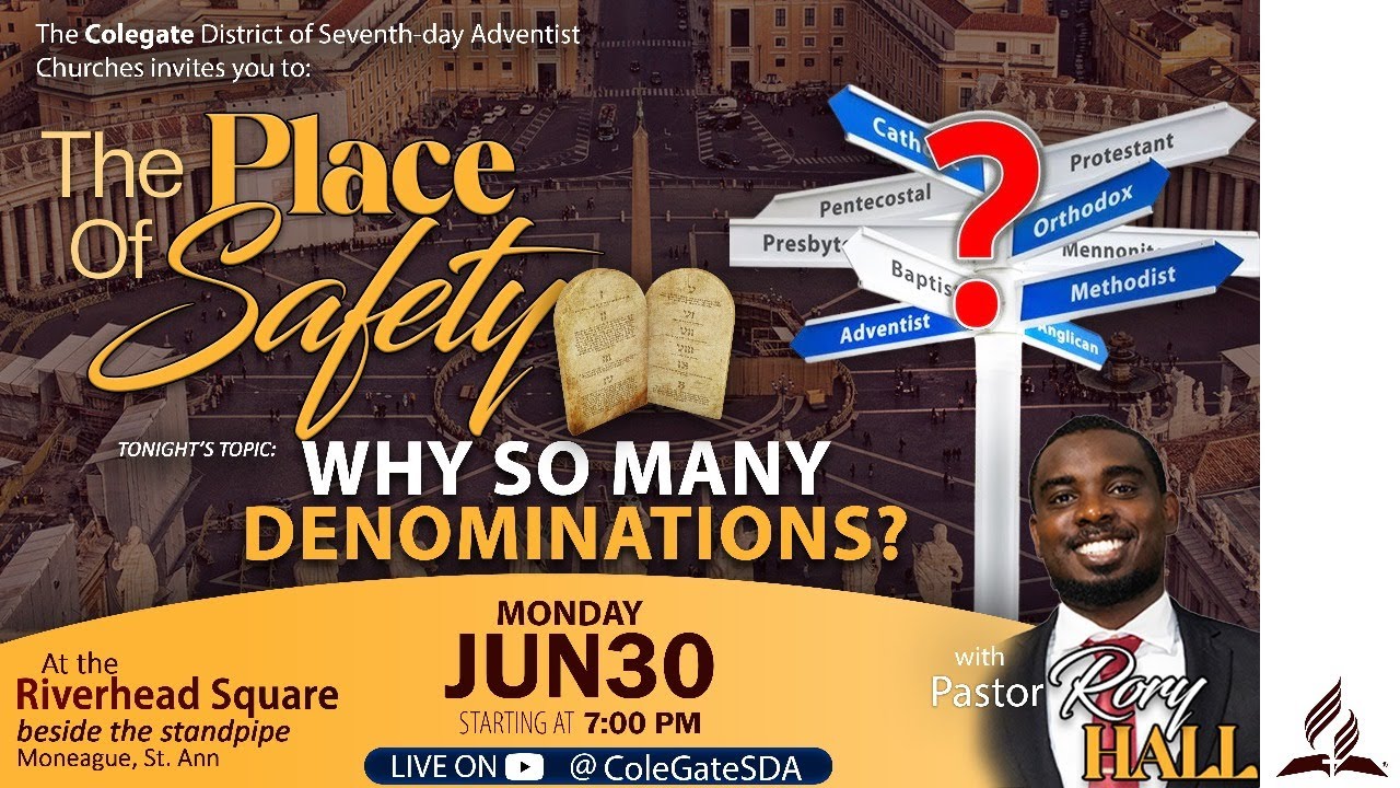 Why So Many Denominations? ||The Place of Safety Series ||Pastor Rory ...