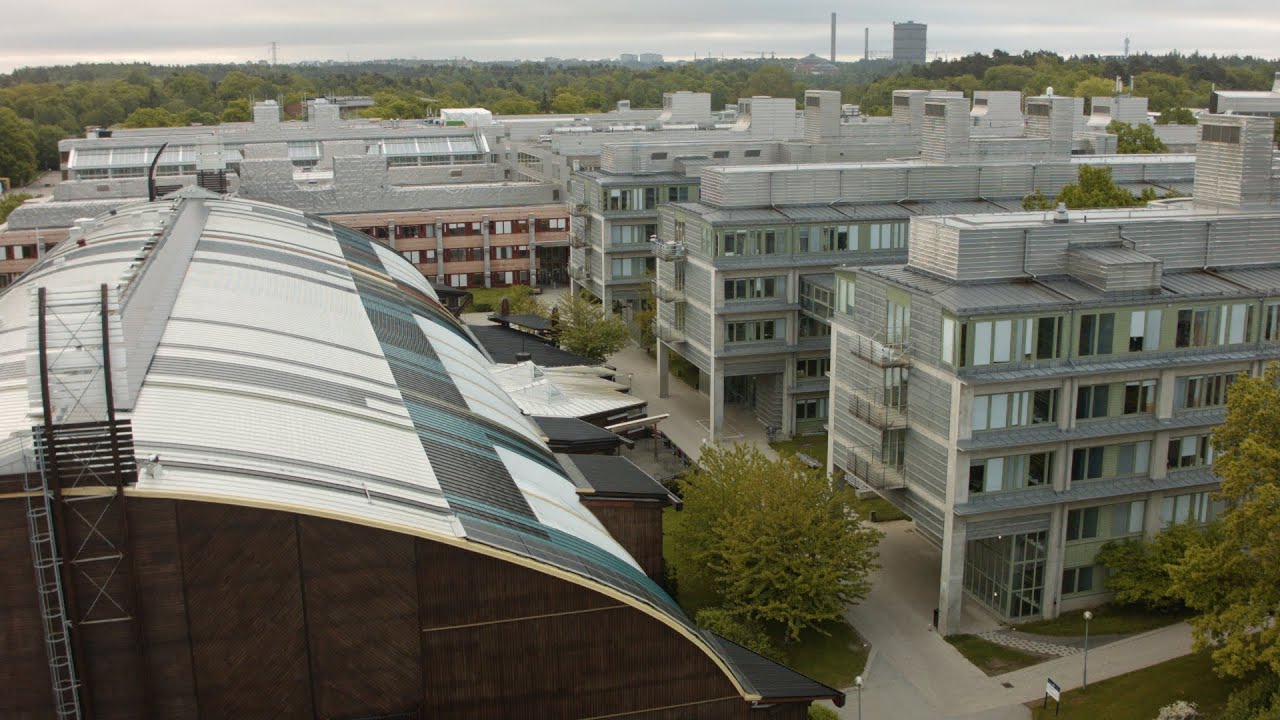 1302. Stockholms Universitet (University of Stockholm) Drone Stock ...