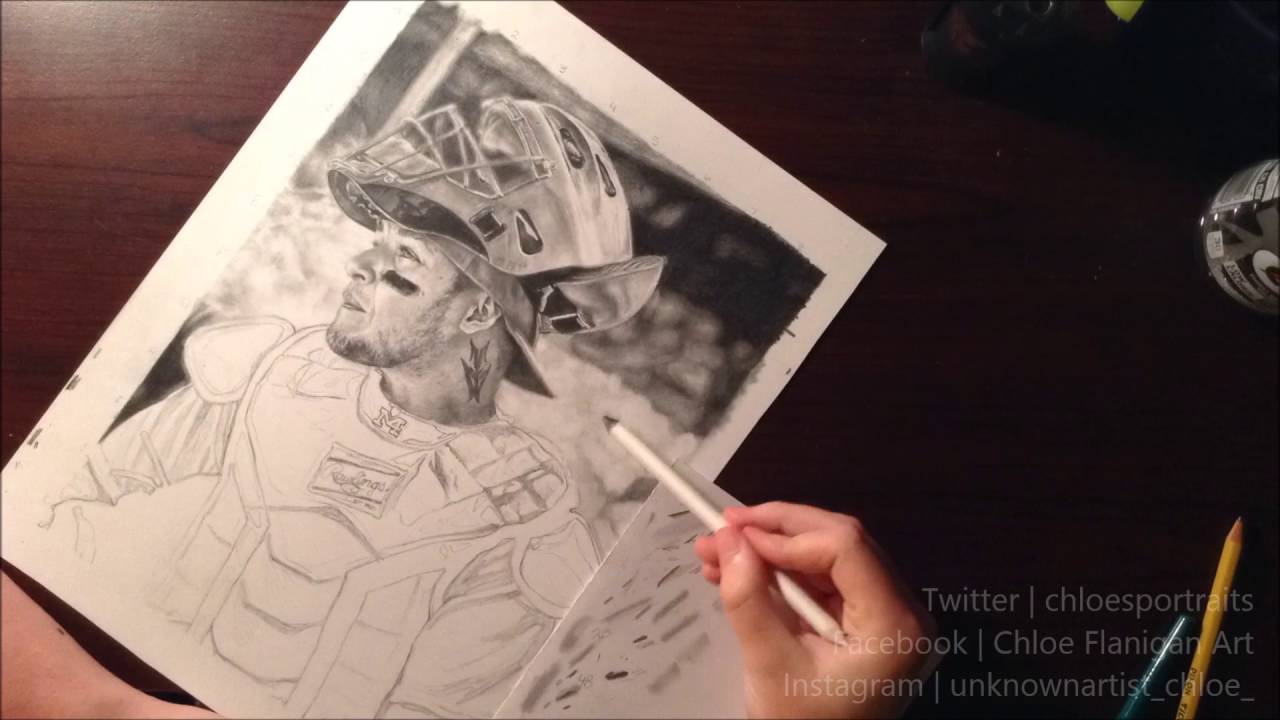 Drawing Yadier Molina - YouTube