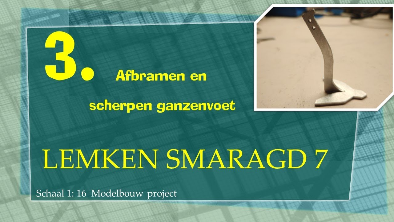 RC built chisels | Lemken Smaragd ombouw, ganzenvoetbeitels - YouTube