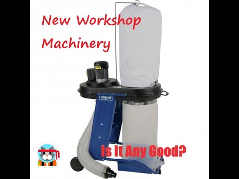 New Scheppach Dust Extractor for the Workshop - YouTube