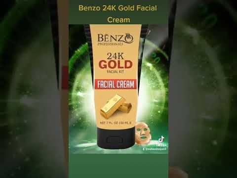 Benzo 24k Gold Facial cream- Moisturize Your Skin-Clean Your Skin-Fresh ...