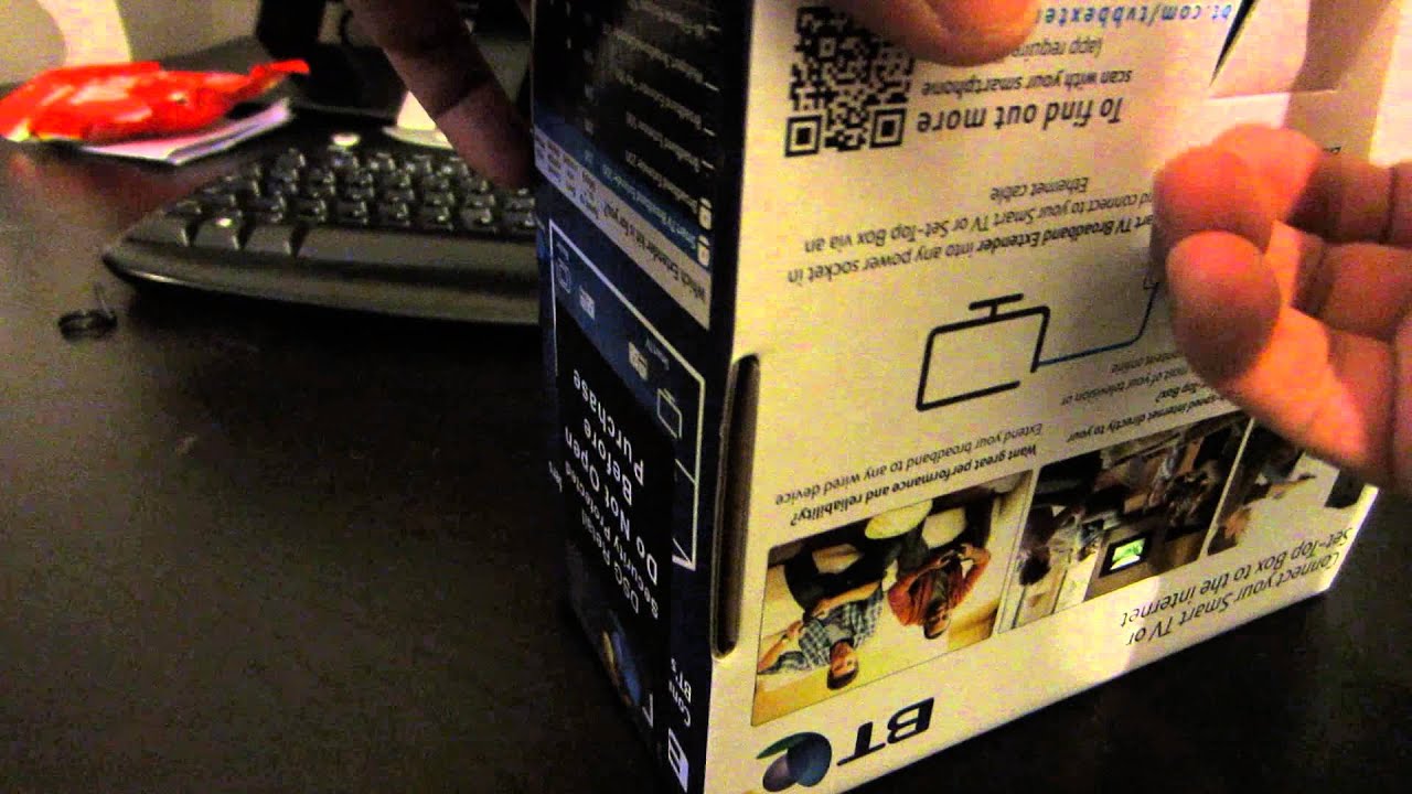 BT Infinity Wired Broadband Connection Unboxing - YouTube