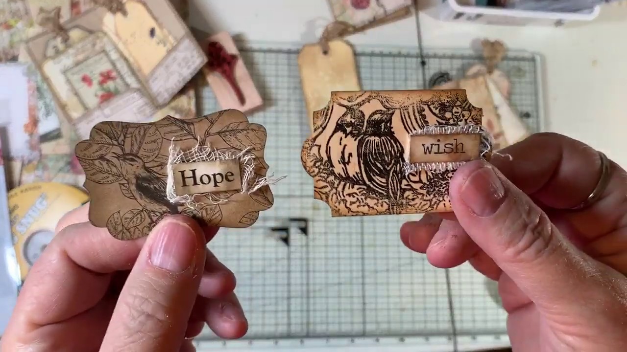 Making Ephemera! - Smalls and a Greeting Card Journal - YouTube