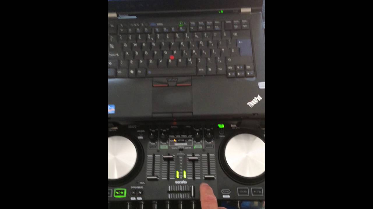 denon mc6000 mk2 cross fader fault - YouTube