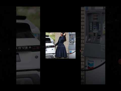 Kendall Jenner Pumping Gas (LoL)