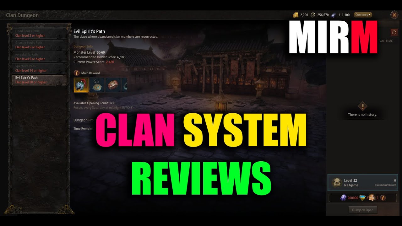 MIR M Clan System Reviews - YouTube