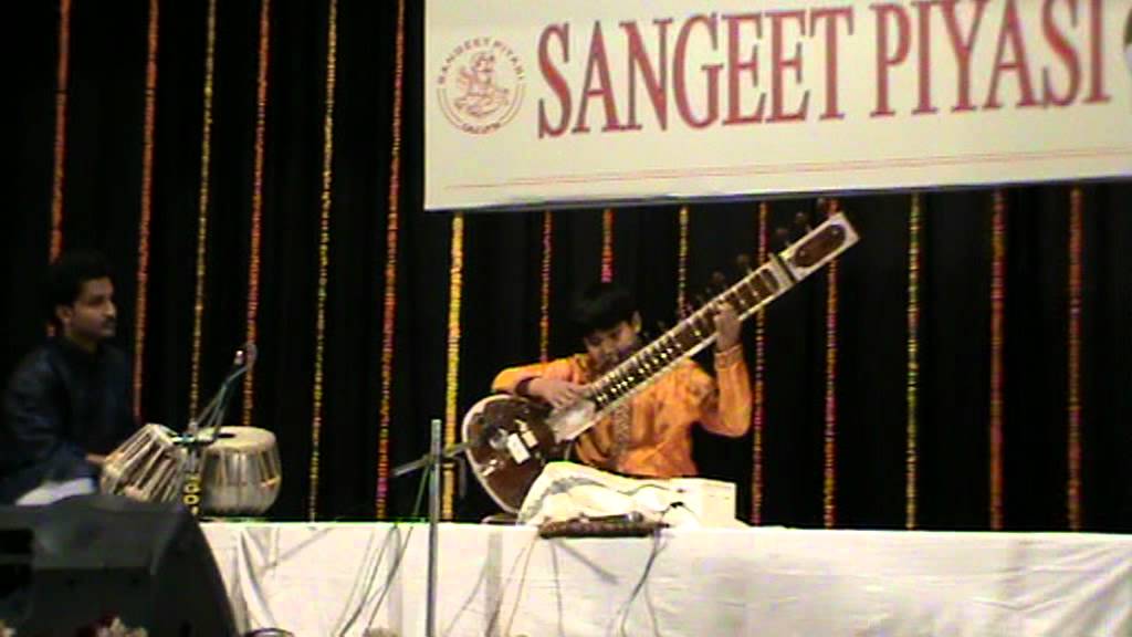 Sitar player Ayush Ghosh (part 2) - YouTube