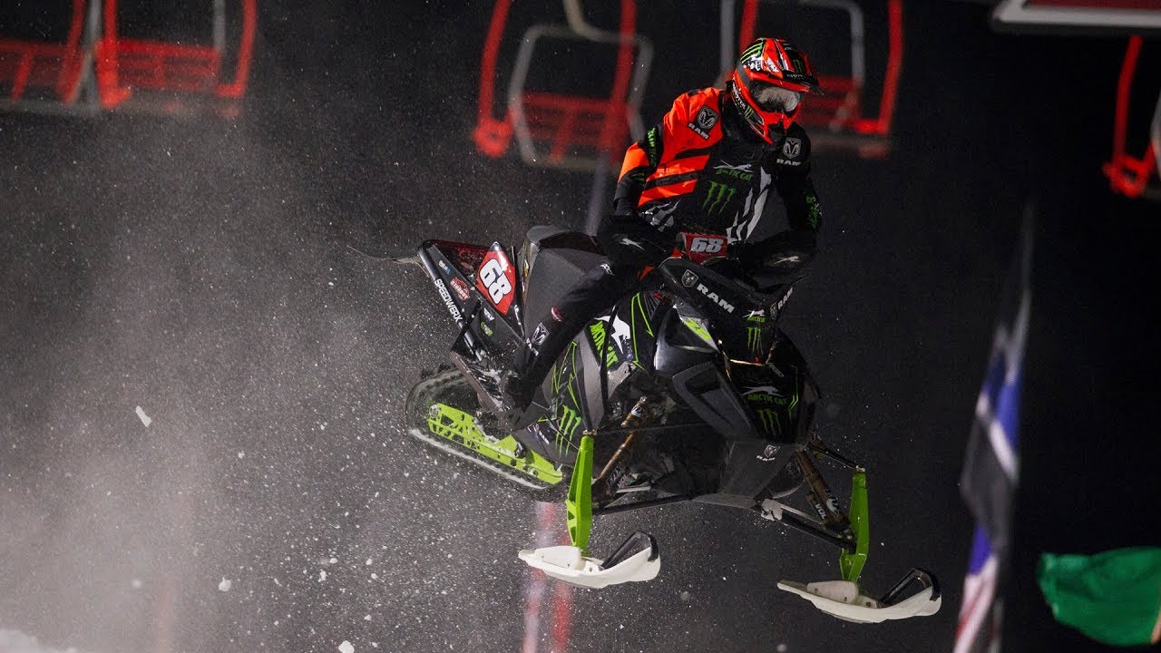 Tucker Hibbert 2018 Iowa Snocross National - YouTube