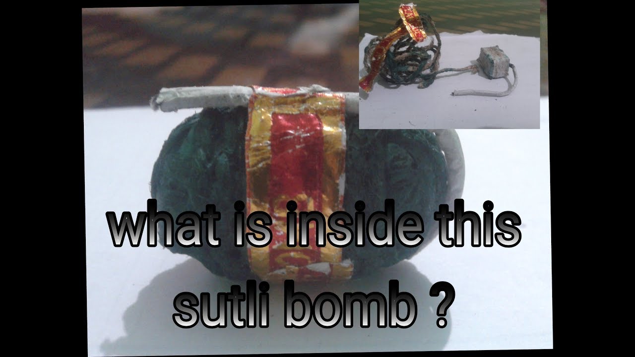 Diwali cracker bursting (sutli bomb) - YouTube