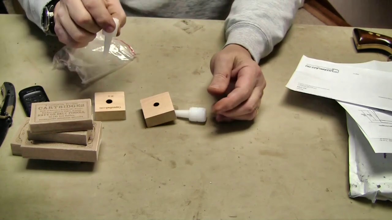 Tools for making combustible paper cartridges - YouTube