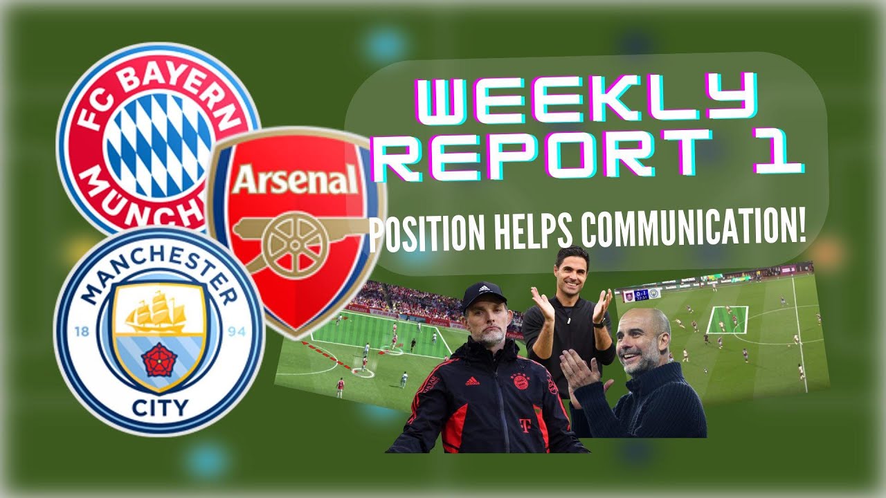 Weekly Report #1 - Position Helps Communication *Manchester City ...