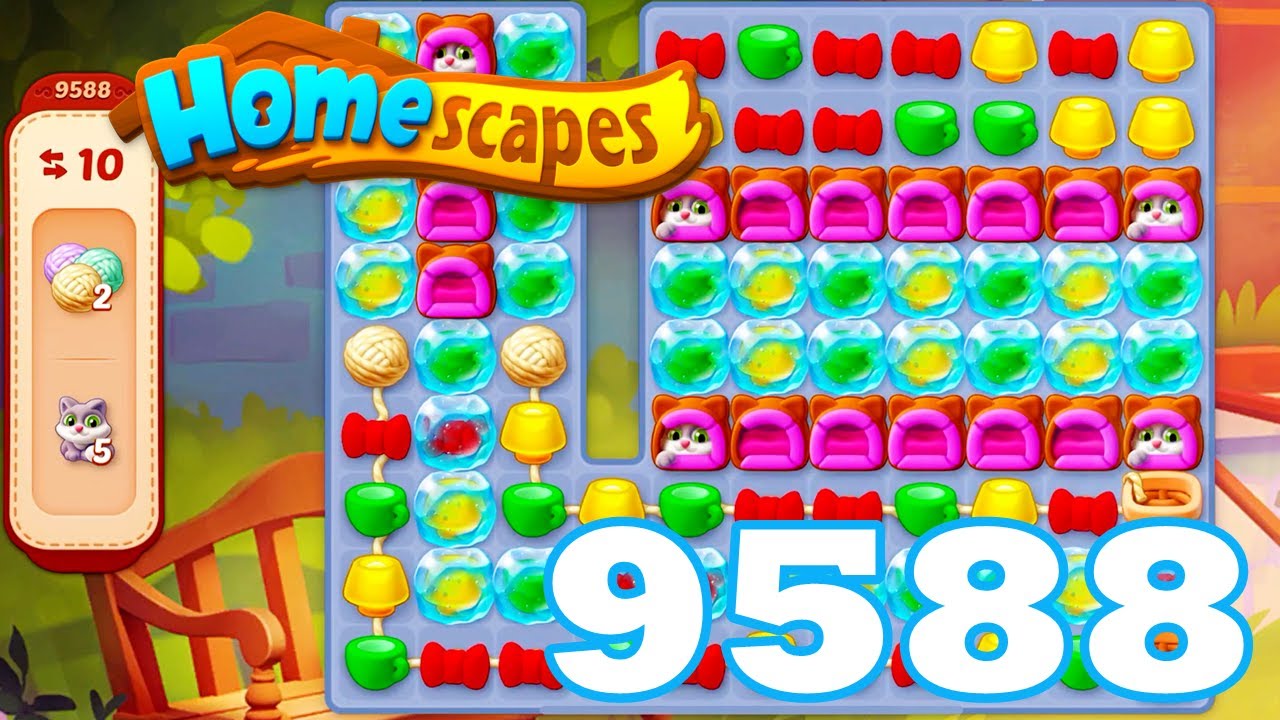 Homescapes Level 9588 HD | 3 - match puzzle game | Gameplay Walkthrough ...