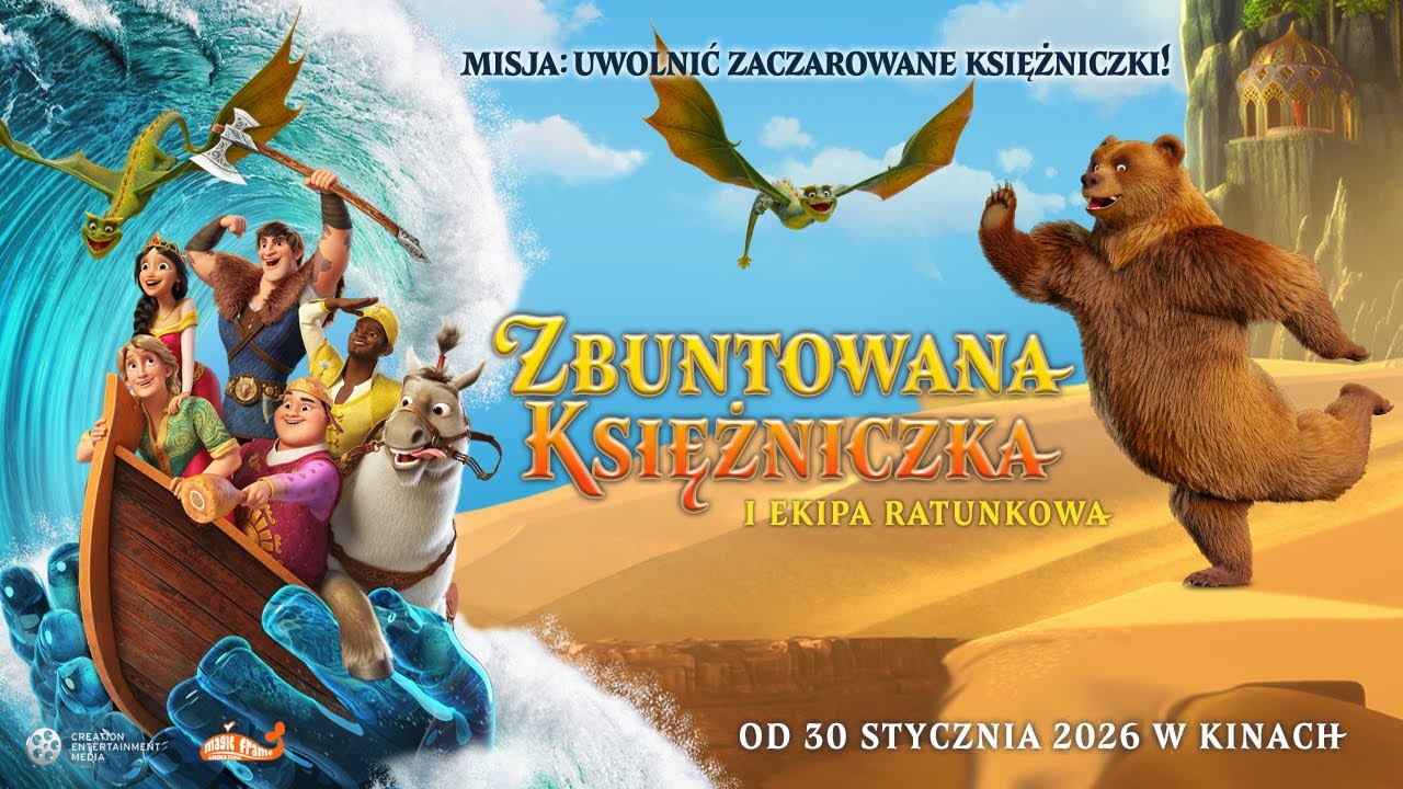 „Zbuntowana księżniczka i ekipa ratunkowa” – klasycznie dobra bajka ...