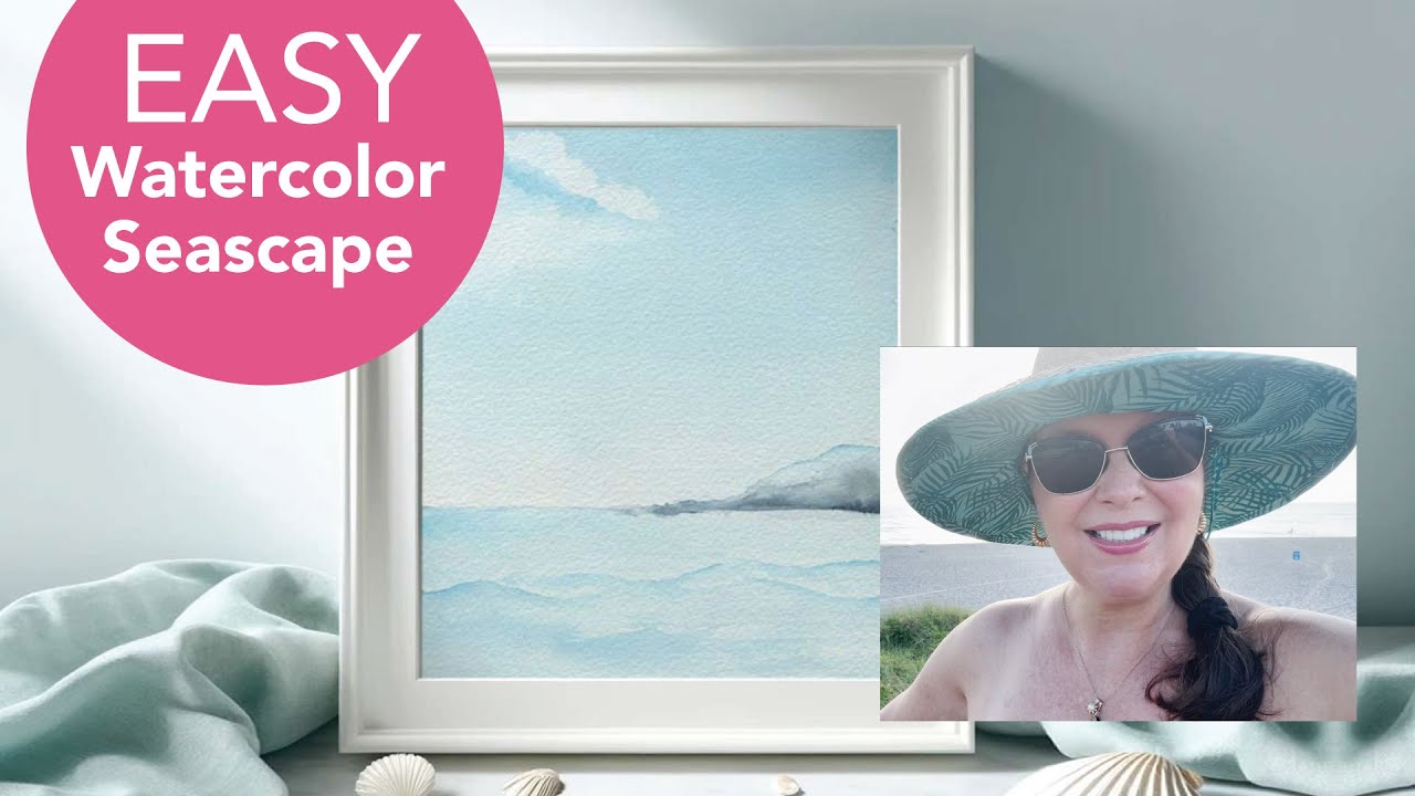 Easy Watercolor Seascape Painting Tutorial For Beginners | Victoria ...