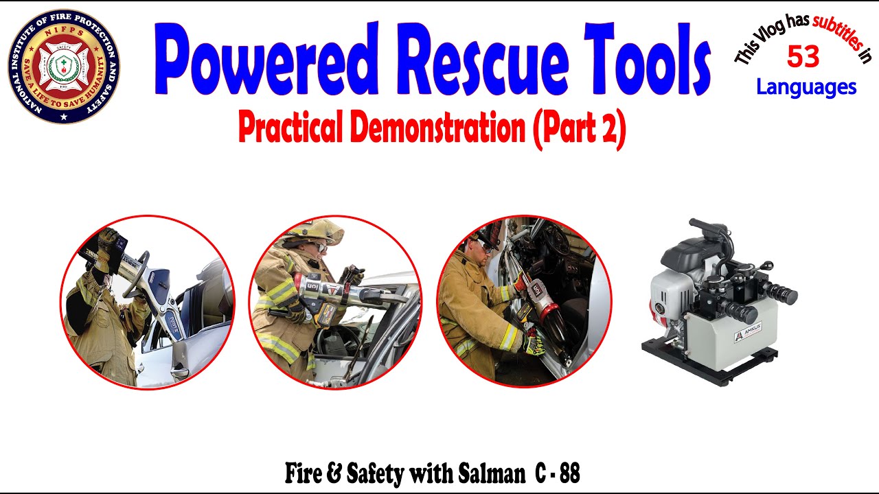 Powered Rescue Tools - (Practical Demonstration - Part 2) - YouTube