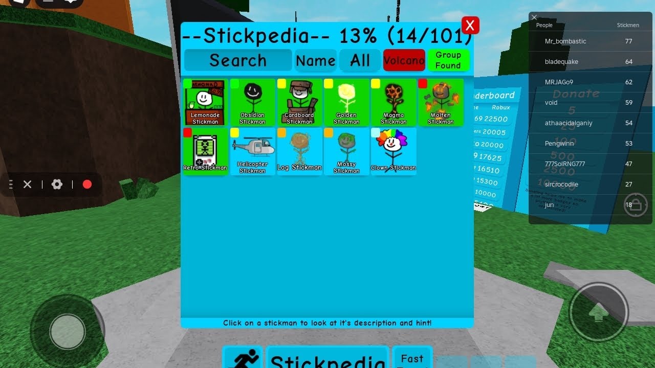 How to get some volcano stickman - YouTube