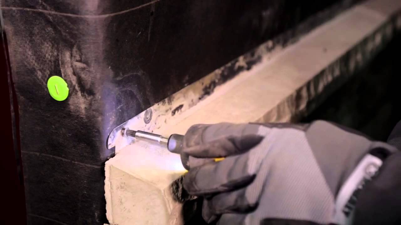 Versetta Stone Installing Wainscot Caps - YouTube
