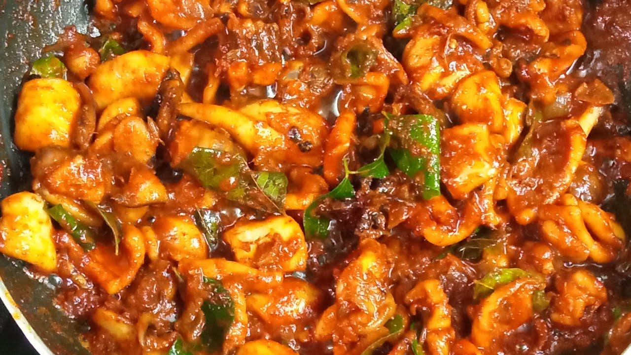 kanava varuval|squid fry recipe|Tamil| - YouTube