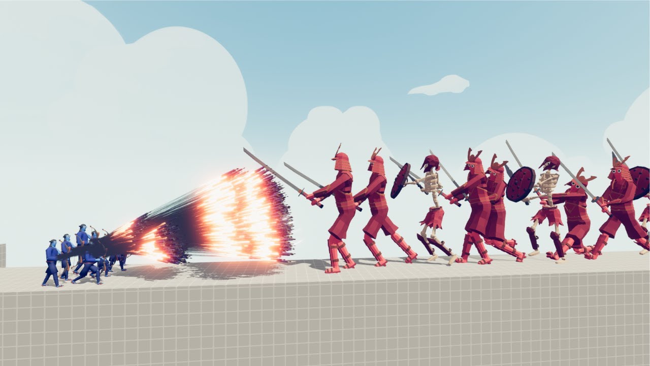 THE GREAT FIGHT ON THE BRIDGE | TABS totally accurate battle simulator ...