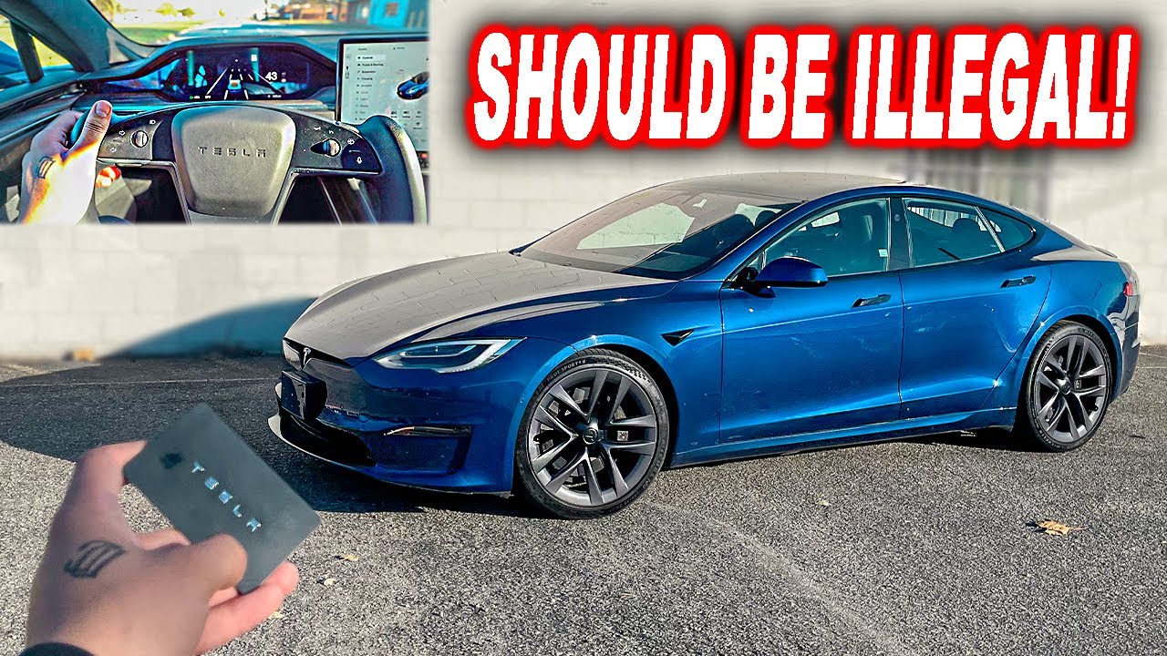 Tesla Model S Light Blue