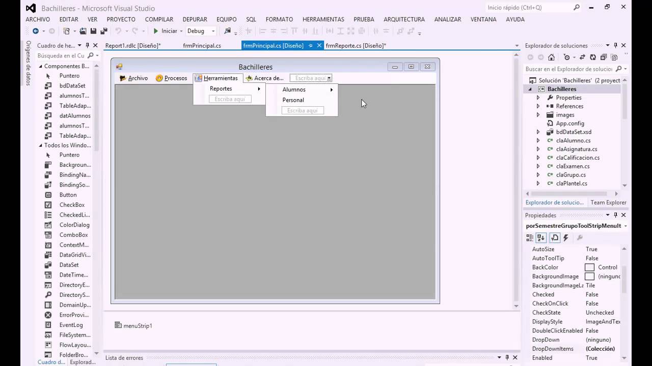 Visual Studio Tips: Reportes con C# y Reportviewer 2012 (1 de 4 ...
